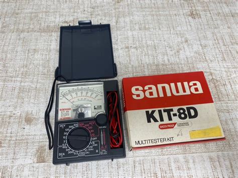 【やや傷や汚れあり】★a 91 Sanwa マルチテスター Kit 8dの落札情報詳細 ヤフオク落札価格検索 オークフリー
