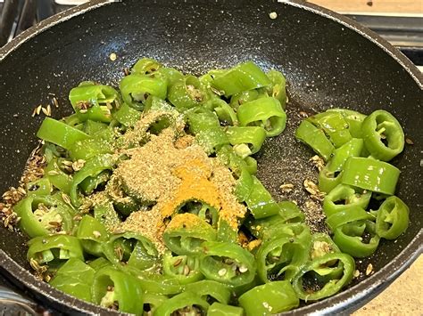 Mirchi Ki Tipore Rajasthani Green Chilli Subzi Foodie Trail