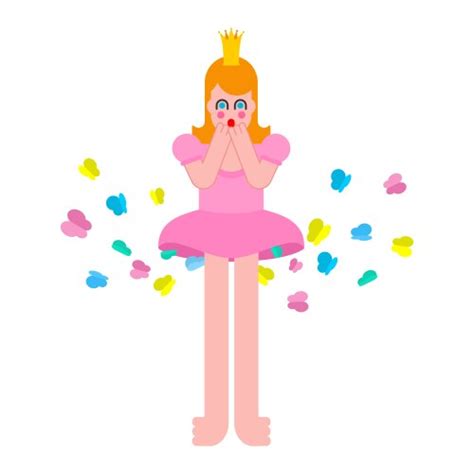 Girl Fart Woman Farting Vector Images And Graphics For Commercial Use