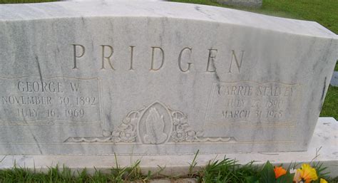 George W Pridgen 1892 1969 Find A Grave Memorial