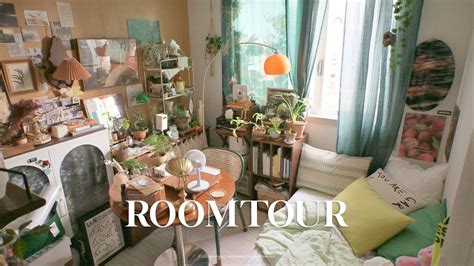 Sub Roomtour 2평에 취향 눌러담기 여름 2평 작은방 그린 인테리어 룸투어 방소개 방꾸미기 좁은방