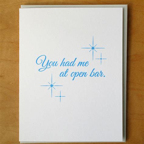 Open Bar Card By Mcbittersons Outer Layer