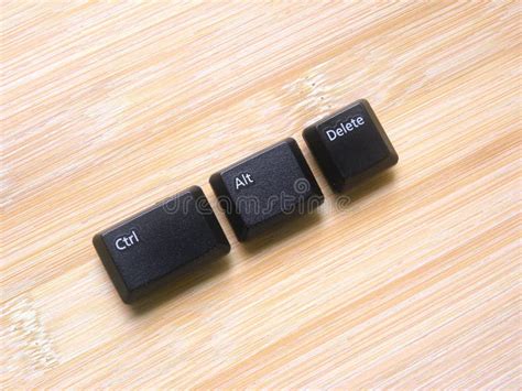 Control Alt Delete Stock Image Image Of Business Detail 186913303