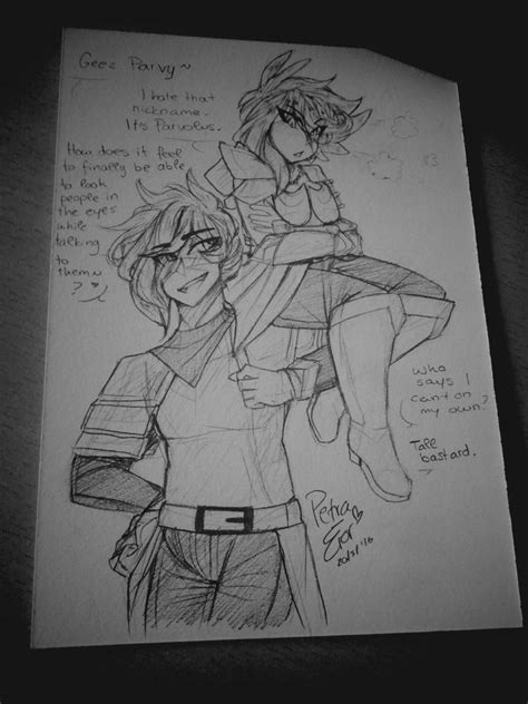 Big And Small Guard By Drawing Heart On Deviantart