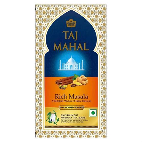 Brooke Bond Taj Mahal Rich Masala Tea Bags At ₹ 100pack Taj Mahal