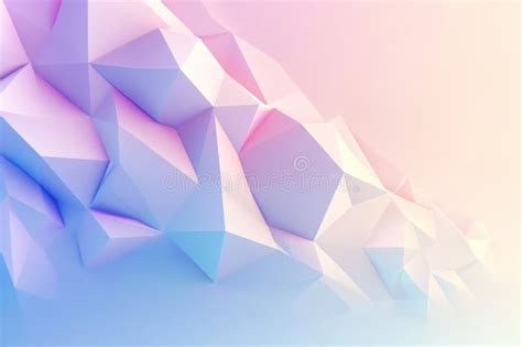 A Smooth Gradient Background Displays Polygonal Shapes With Soft Edges