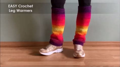 Easy Crochet Leg Warmers Youtube