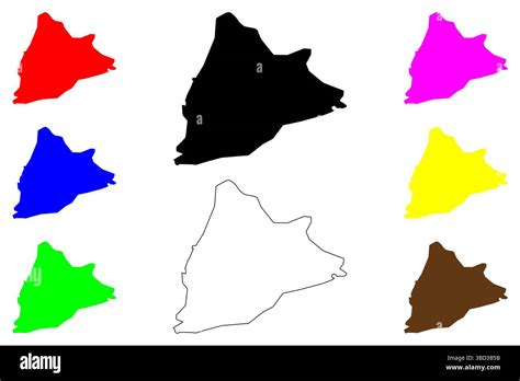 Wardha City Republic Of India State Of Maharashtra Map Vector