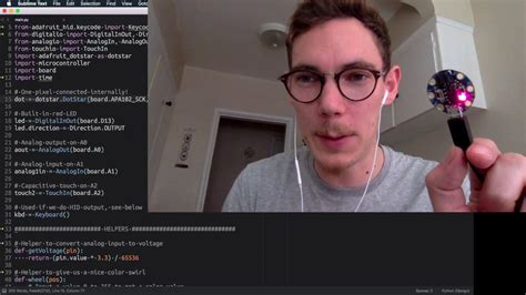 Pycon 2018 Vlog 08 Python 3 Microcontroller Demo Adafruit Circuitpy Youtube