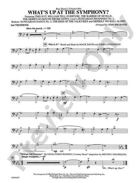 Whats Up At The Symphony Bugs Bunnys Greatest Hits Medley 2nd