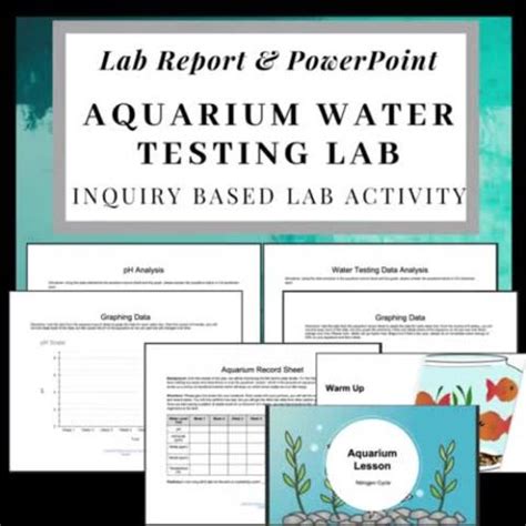 Water Parameters Of Aquariums Testing Ammonia Nitrite Nitrate And Ph