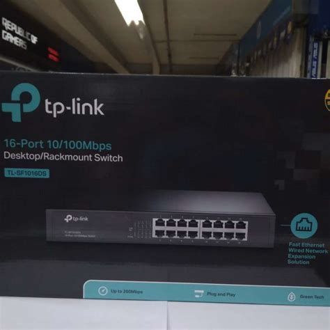 Jual Switch Hub 16 Port 100mbps Rackmount Tp Link Metal Chase Di Seller Station Pc And Network