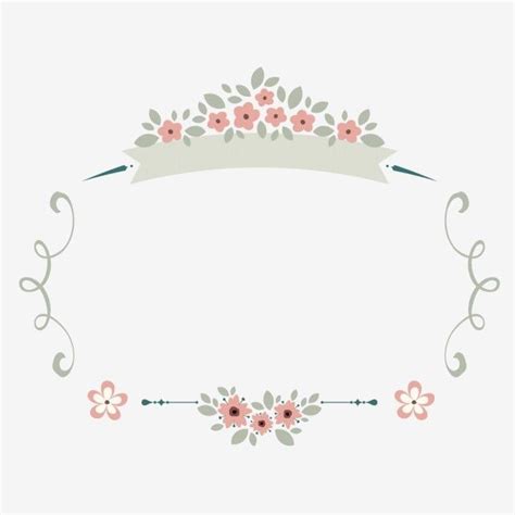 신선한 꽃 잎 꽃 테두리 신선한 테두리 꽃 테두리 화환 레이스 장식 Png 일러스트 및 벡터 에 대한 무료 다운로드