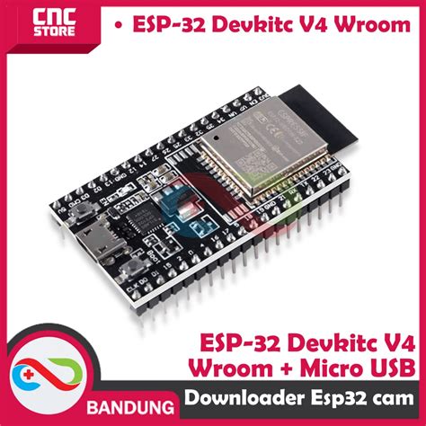 Jual Esp32 Esp 32 Devkitc V4 Wroom 32d Wifi Bluetooth Plus Kabel Micro Usb Shopee Indonesia