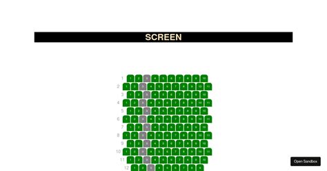 React Seat Picker Examples Codesandbox
