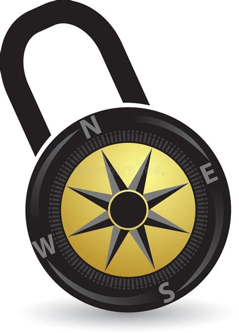 Compass Lock Stock Illustrations 1798 Compass Lock Stock
