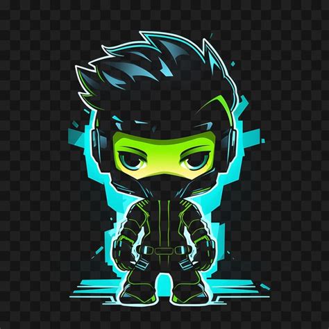 Premium Psd Tshirt Design Of Cool Chibi Boy With Swept Back Hair And