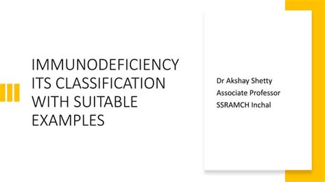 Immunodeficiency Its Classification Pptx