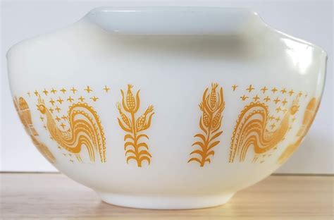 Vintage Pyrex Pumpkin Orange Butterprint 443 Aunt Gladys Attic