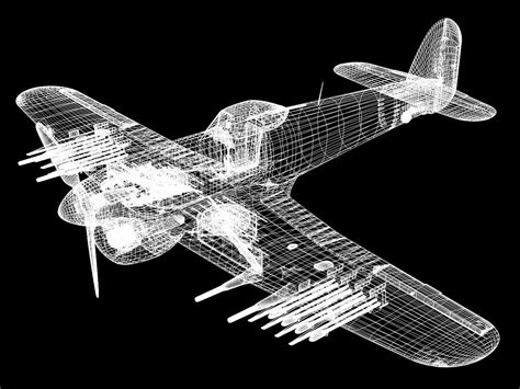 Hawker Typhoon Mk1b 3d Model Cgtrader