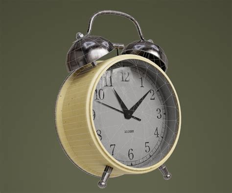 Artstation Alarm Clock Gameready Game Assets