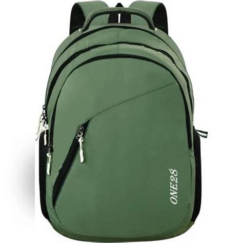 One 28 Polyester Green Laptop Backpack Capacity 4 Kg At ₹ 350piece