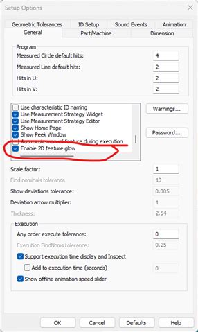 Disabling Feature Highlighting During Execution PC DMIS For CMMs PC DMIS Nexus Community
