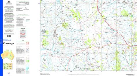 Buy Eromanga Sg54 12 Topographic Map 1 250k