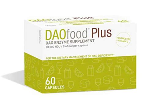 Daofood® Plus Dietary Management Of Histamine Symptoms Caused By Dao
