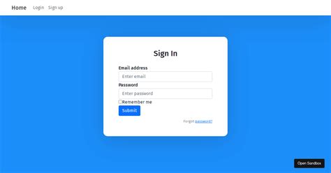 Kam React Auth Ui Codesandbox