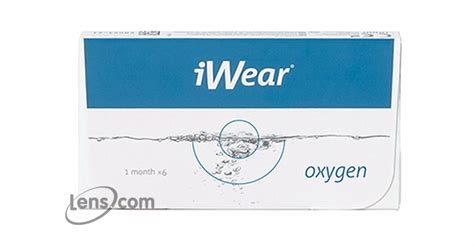 IWear Oxygen Contact Lenses Online (IWearLens) - 6 Pack | Lens.com