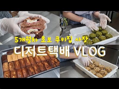 벌써 5개월 차 초보 쿠키집 사장 VLOG 디저트카페 브이로그 디저트택배 브이로그 수제쿠키집 구움과자 아메리칸쿠키