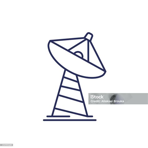 衛星放送受信アンテナ白の大きなアンテナ線アイコン からっぽのベクターアート素材や画像を多数ご用意 からっぽ つながり アイコン