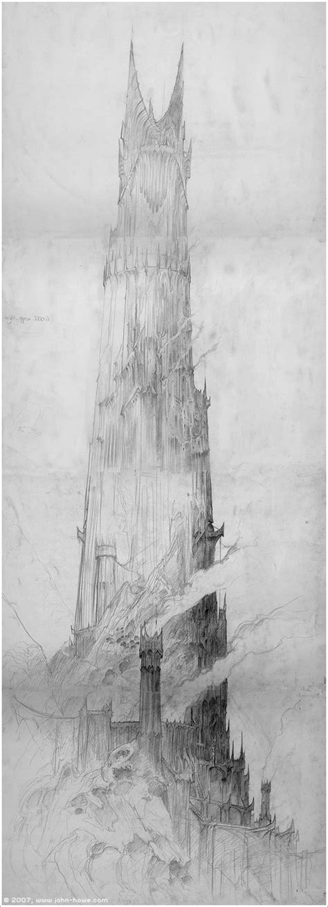John Howe Barad dûr Portfolio