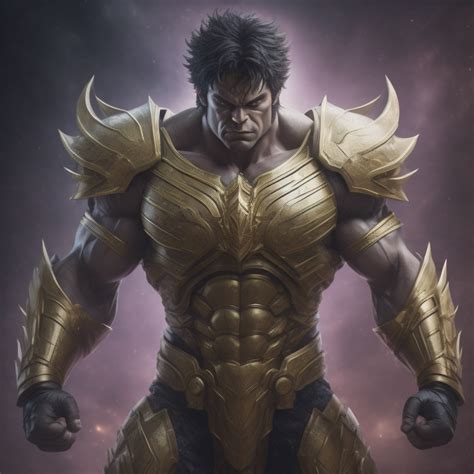 Hulk Wearing Anime Saint Seiya Armor By Usefox On Deviantart
