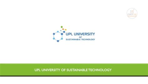 Upl University Of Sustainable Technology Applications Are Invited From
