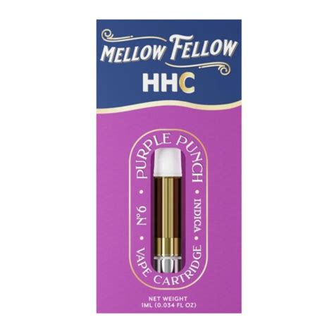 Mellow Fellow Hhc Vape Cartridge Purple Punch 1ml Drganja