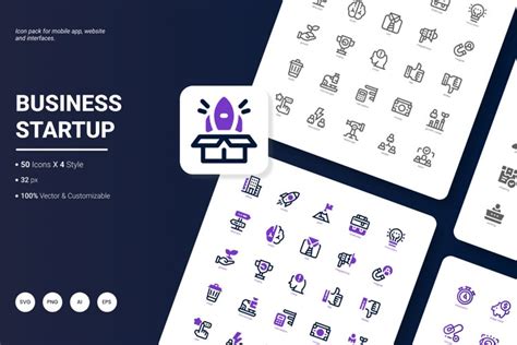 Business Startup Icon Pack