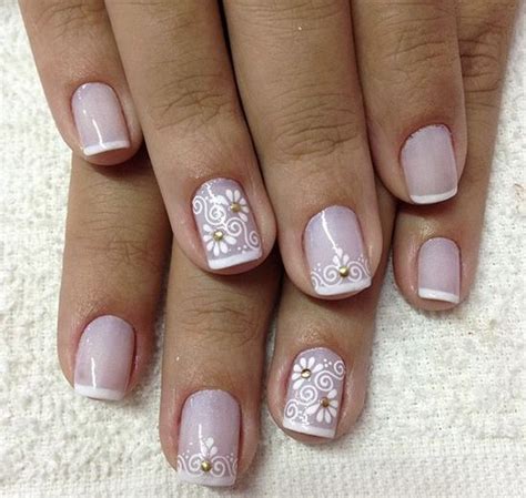 Pin de Tawanna Williams en LipsNails Manicura francesa uñas cortas