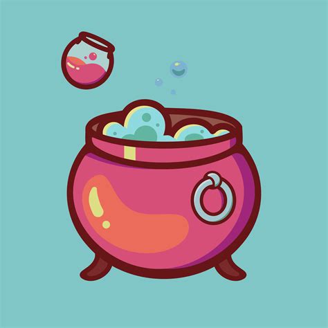 Witch Cauldron Vector 31761300 Vector Art At Vecteezy