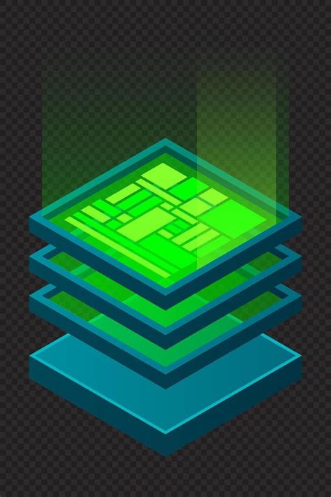Isometric Database Futuristic Server Big Data Isometric Cloud Computing And File Cloud