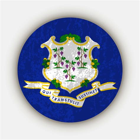 Connecticut State Flag Vector Illustration 13912766 Vector Art At
