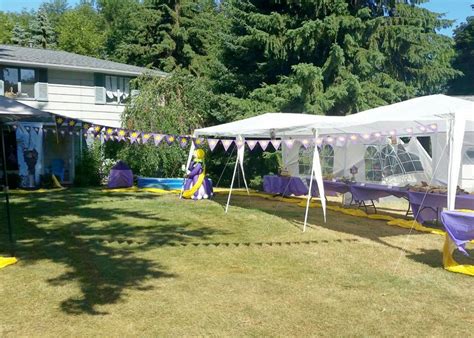 Rapunzel Themed Birthday Party