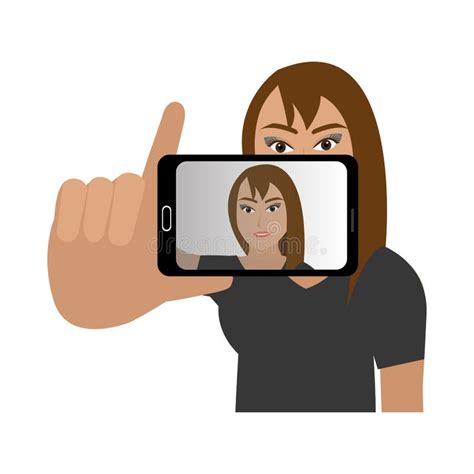 Selfie Photographic Concept Icon Stock Vector Illustration Of Trendy