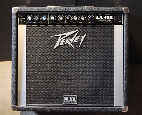 La 400 Watt Pedal Steel Amp Made In Usa Peavey Black Widow Reverb