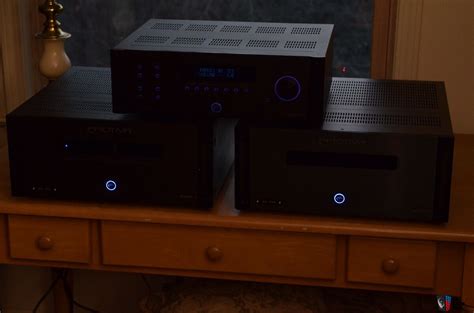 emotiva xsp 1 pre amp and two emotiva xpa 1 mono block amps photo