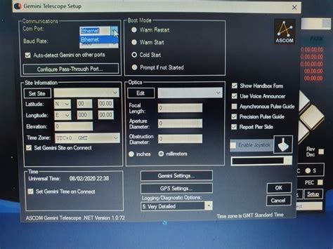 Gemini ASCOM Driver Groups Io Losmandy G Mount Level Gemini Driver Issues Using Windows