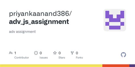 Github Priyankaanand386advjsassignment Adv Assignment