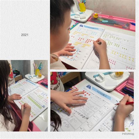 果爹果娘的歡樂果園 因為粿仔搶著做一年級的數學題，於是決定讓果兒（不看解答）幫弟弟改，這算不算一人吃兩人補？🤣