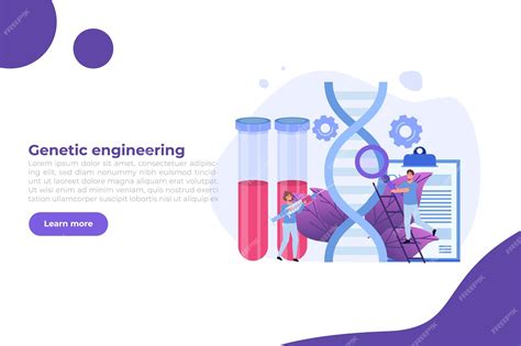 Premium Vector Dna Test Genetic Testing Lab Research Concept
